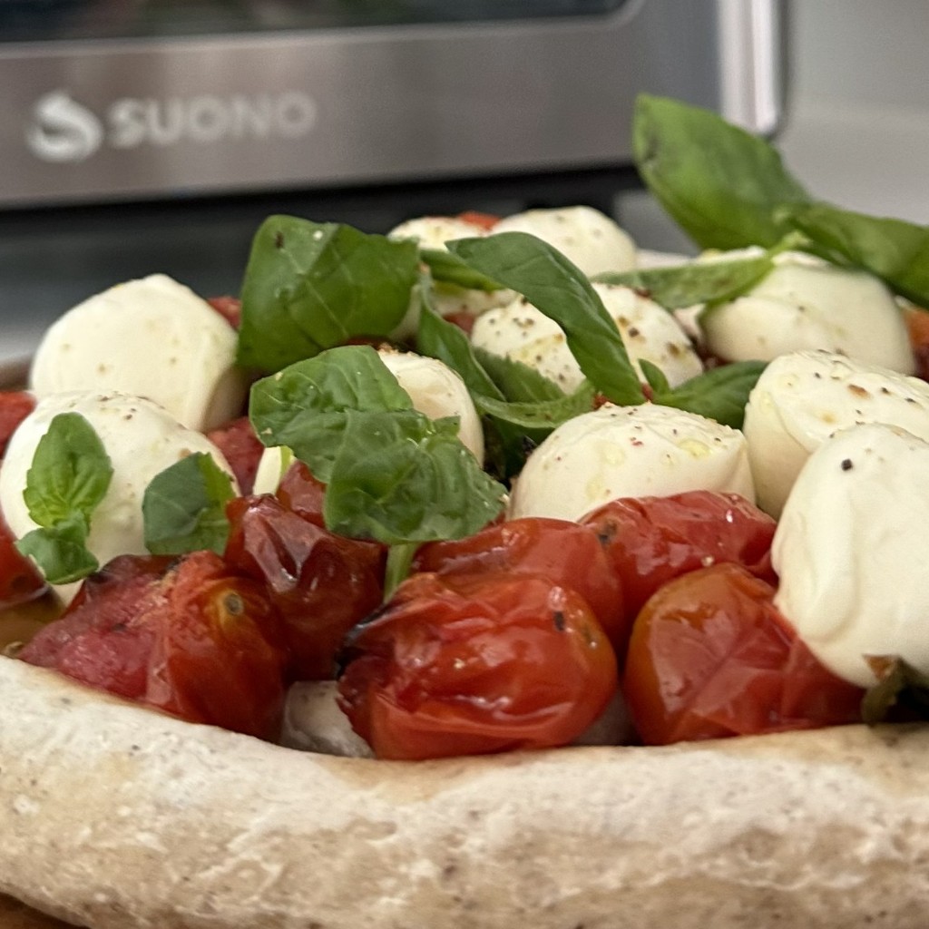 Pizza sin gluten estilo napolitano