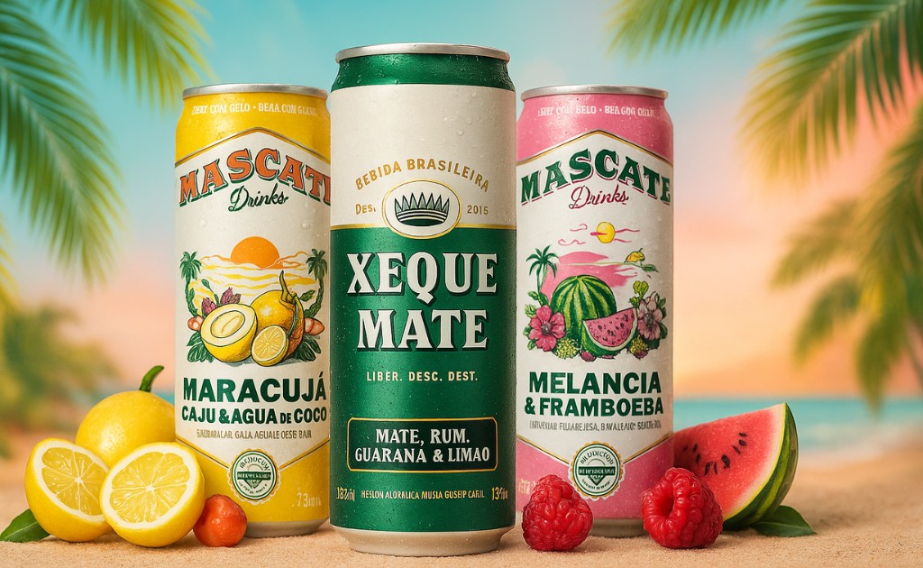 Xeque Mate Sabores: Conheça a Nova Linha Mascate Drinks
