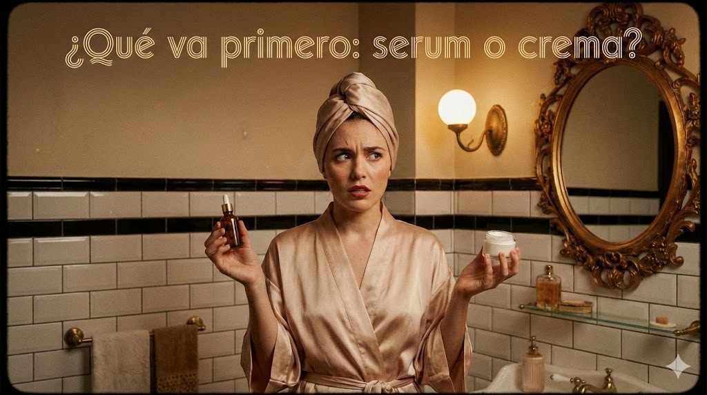 ¿Qué va primero: serum o crema?