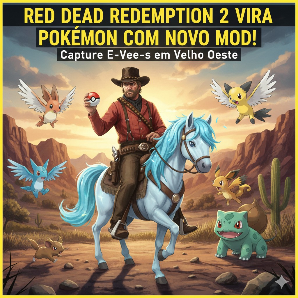 Red Dead Redemption 2 Vira Pokémon: O Mod que Você Não Sabia que ...