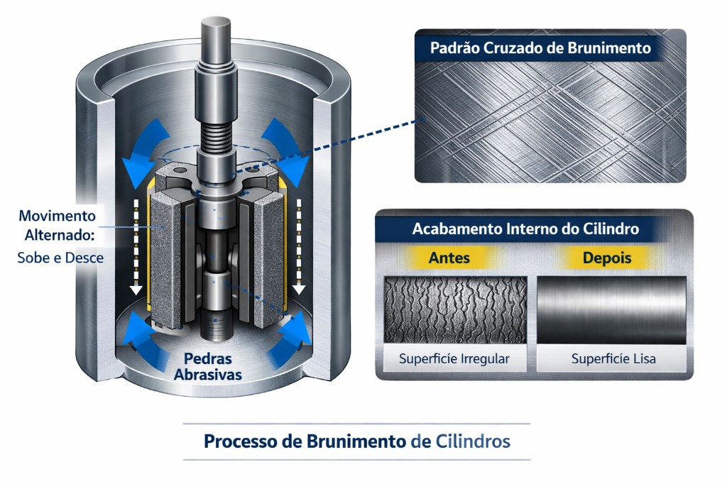 Brunimento: O que é e porque esse processo é essencial na usinagem.