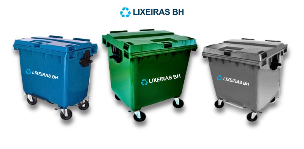 Lixeira Container em BH | Contentores de Lixo 240L, 360L, 700L e 1000L