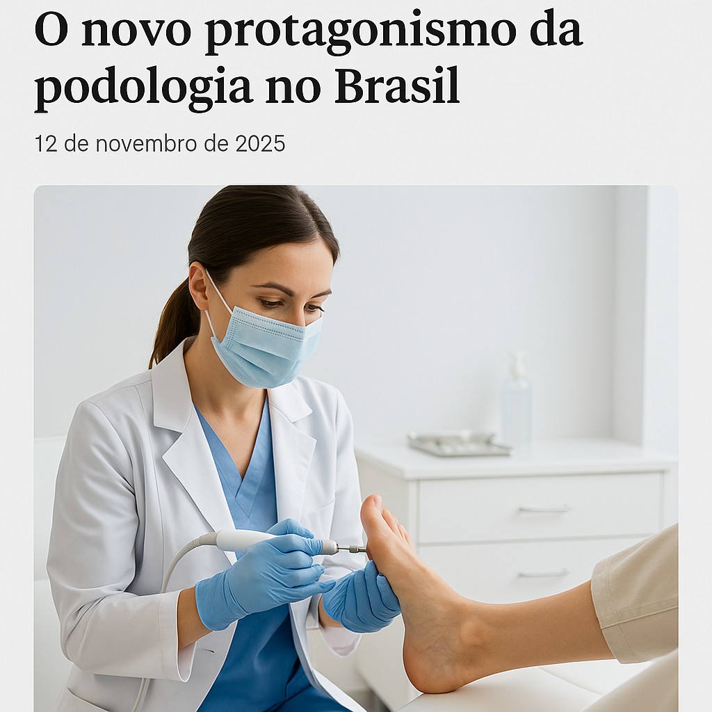 O novo protagonismo da podologia no Brasil | Podo Beauty Academy